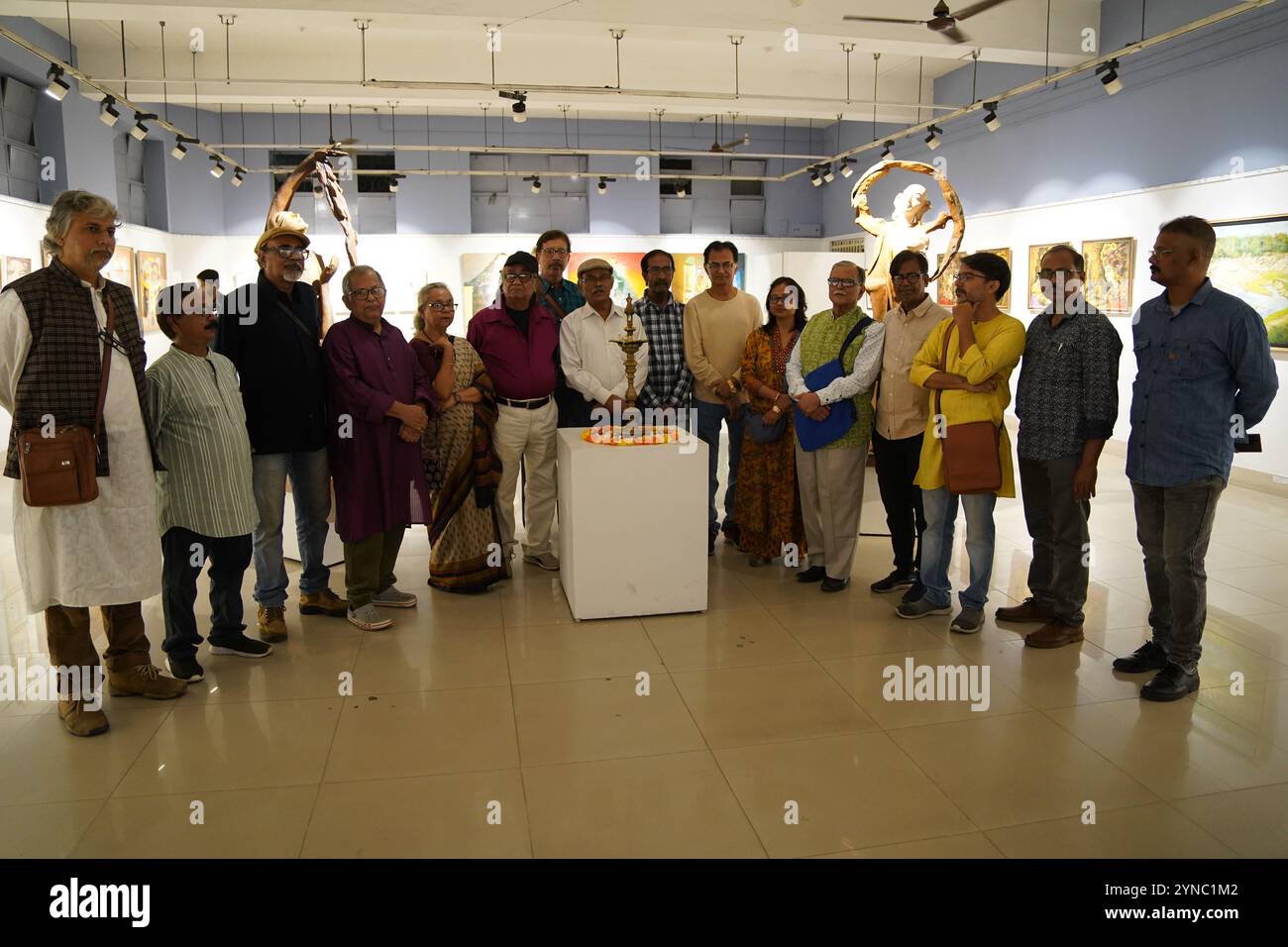 Kolkata, India, 25th November 2024. The 55th Annual Exhibition of ...