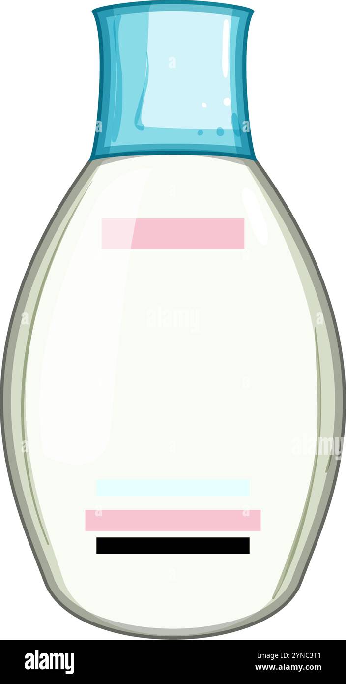 mild shampoo baby cartoon vector illustration Stock Vector Image & Art ...