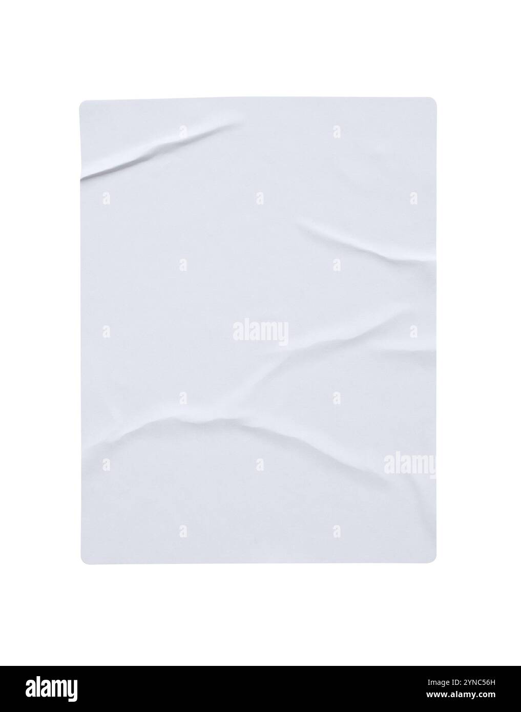 Blank paper sticker label texture isolated on white background Stock ...