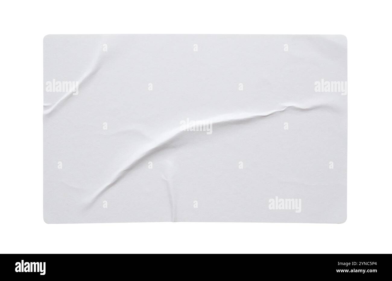Blank paper sticker label texture isolated on white background Stock ...