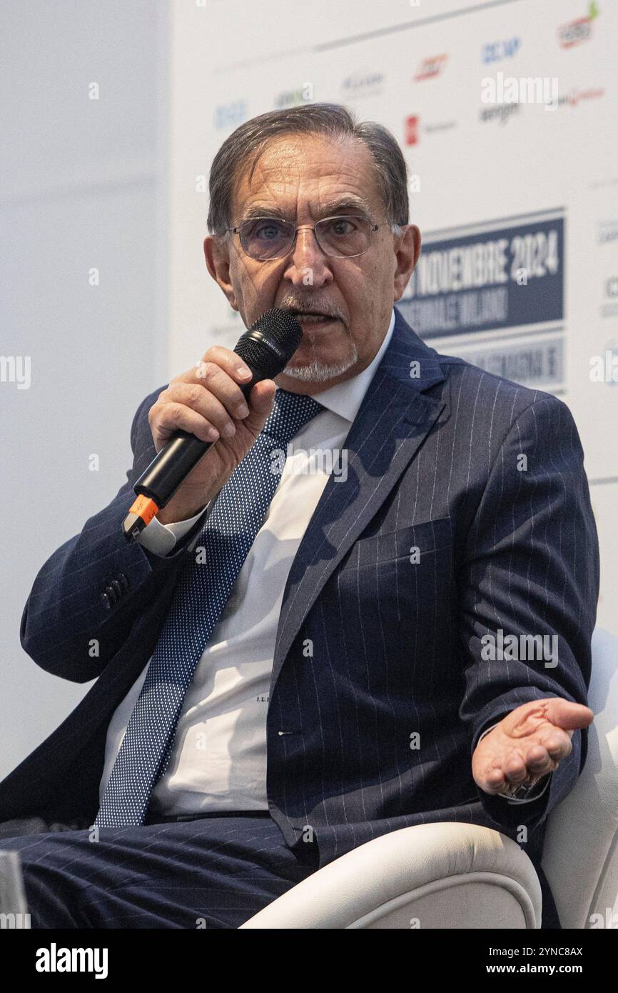 Milano, Italia. 25th Nov, 2024. Nella foto Ignazio La Russa Presidente ...