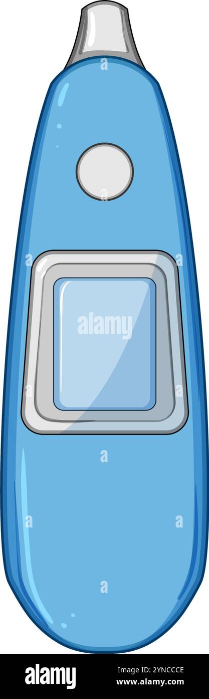 temperature thermometer baby cartoon vector illustration Stock Vector ...