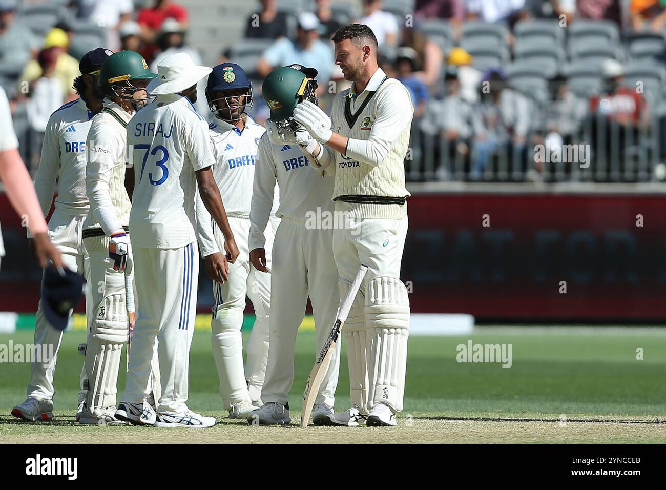 Perth Stadium, Perth, Australia. 25th Nov, 2024. International Test ...