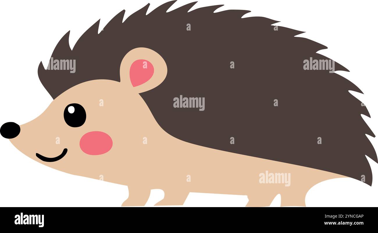 Hedgehog isolated vector, hedgehog drawing Stock Vector Image & Art - Alamy