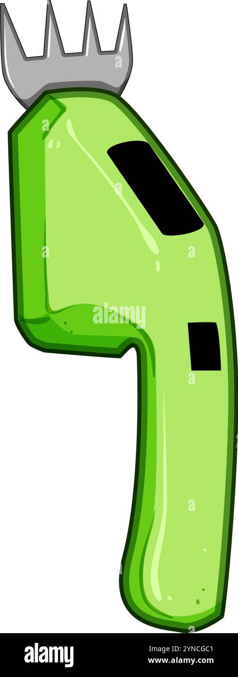 pruning tree trimmer cartoon vector illustration Stock Vector Image ...