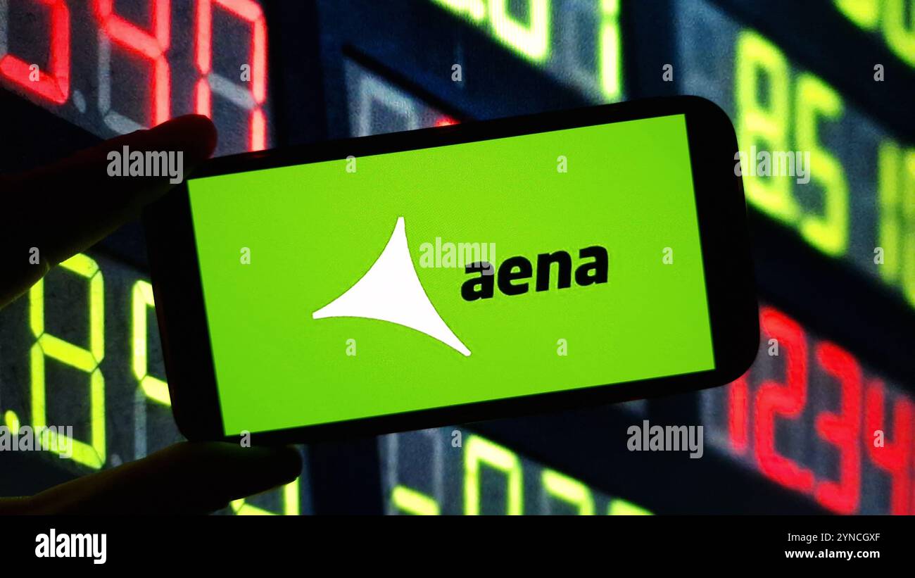 Aena logo hi-res stock photography and images - Alamy