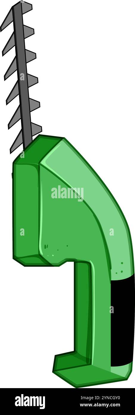 chainsaw tree trimmer cartoon vector illustration Stock Vector Image ...