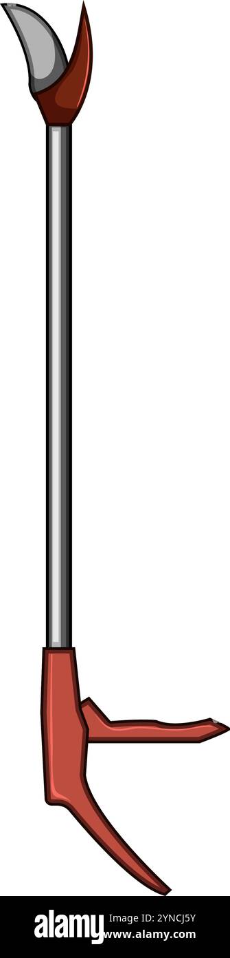 foliage tree trimmer cartoon vector illustration Stock Vector Image ...