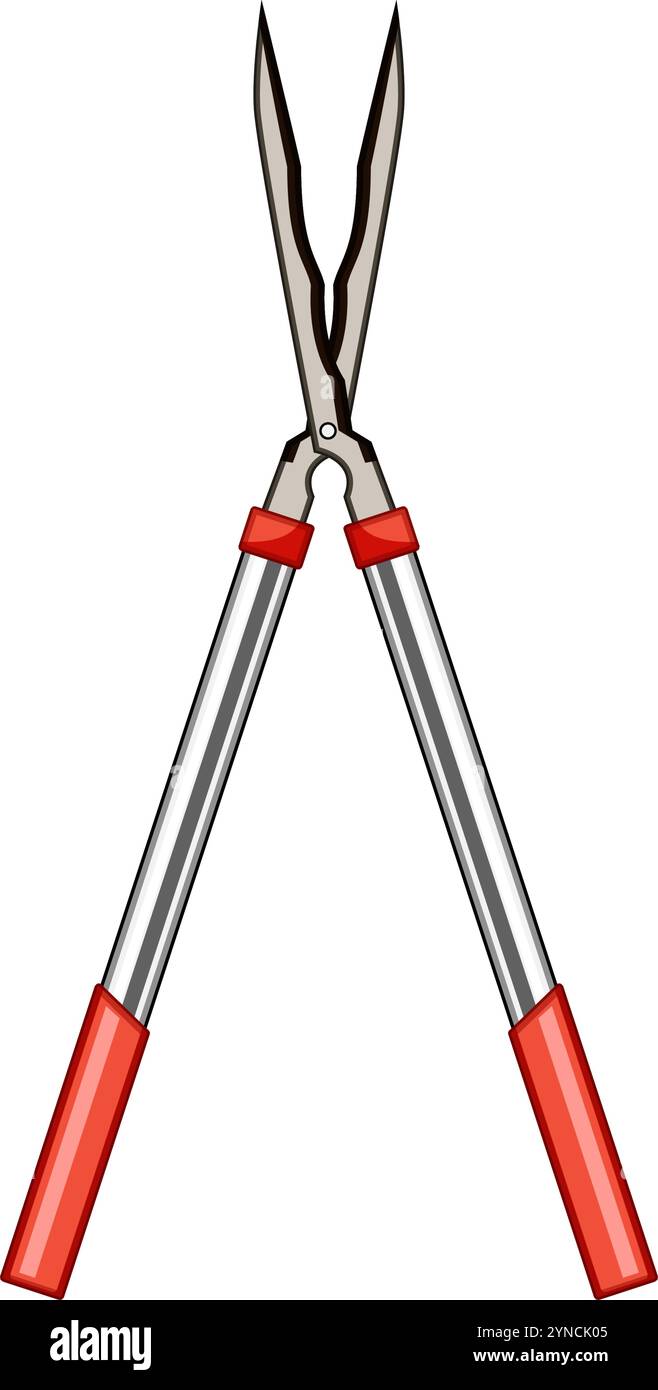 maintenance tree trimmer cartoon vector illustration Stock Vector Image ...