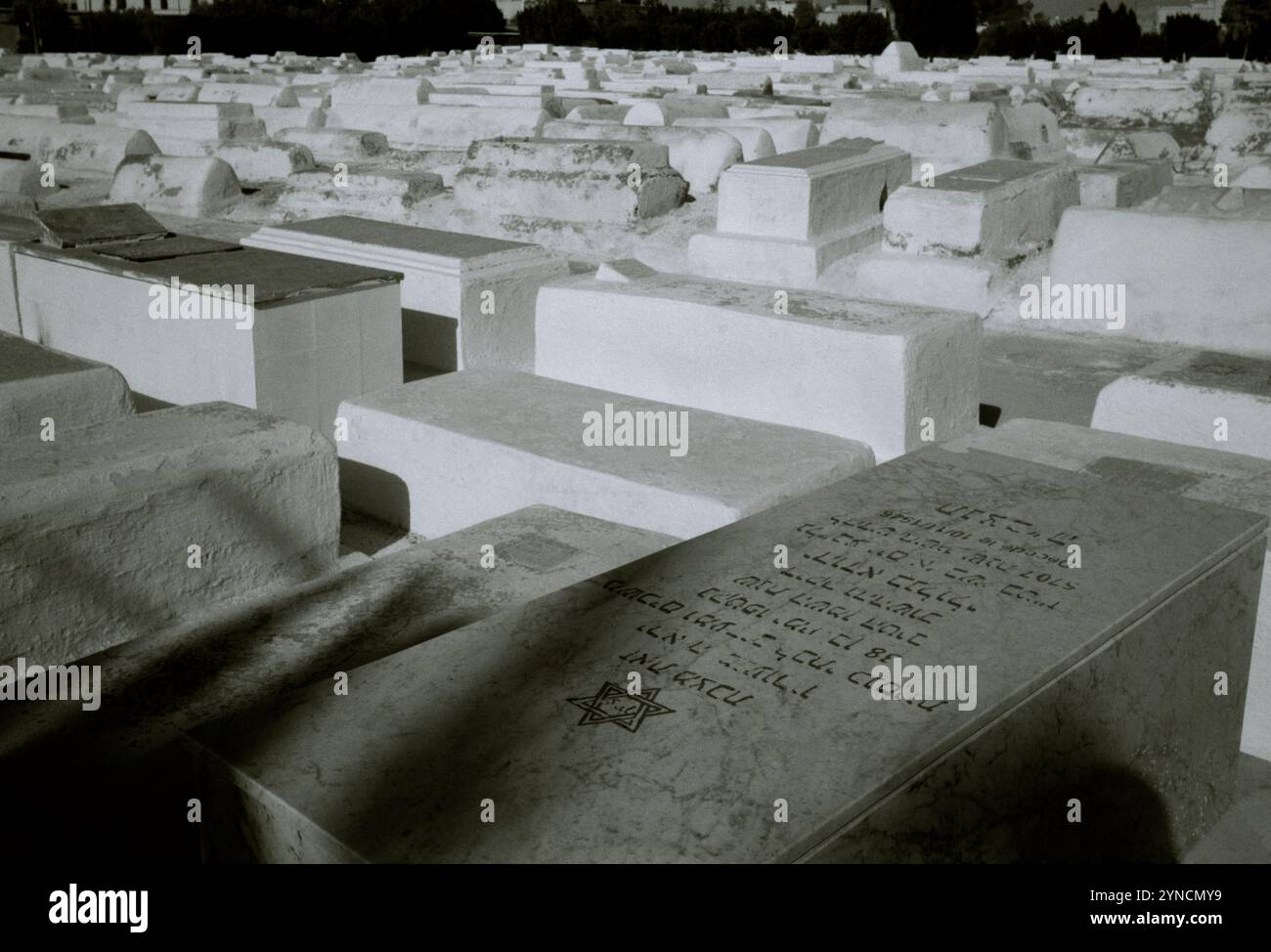 The Jewish Cemetery in the Kasbah of Marrakesh in Morocco in the ...