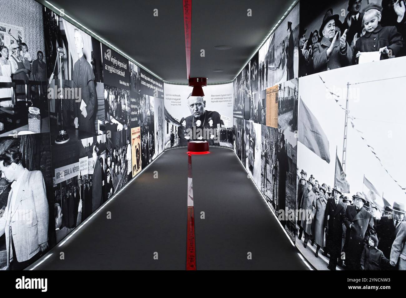 A general view of the newly inaugurated Puskas Museum in the tower ...
