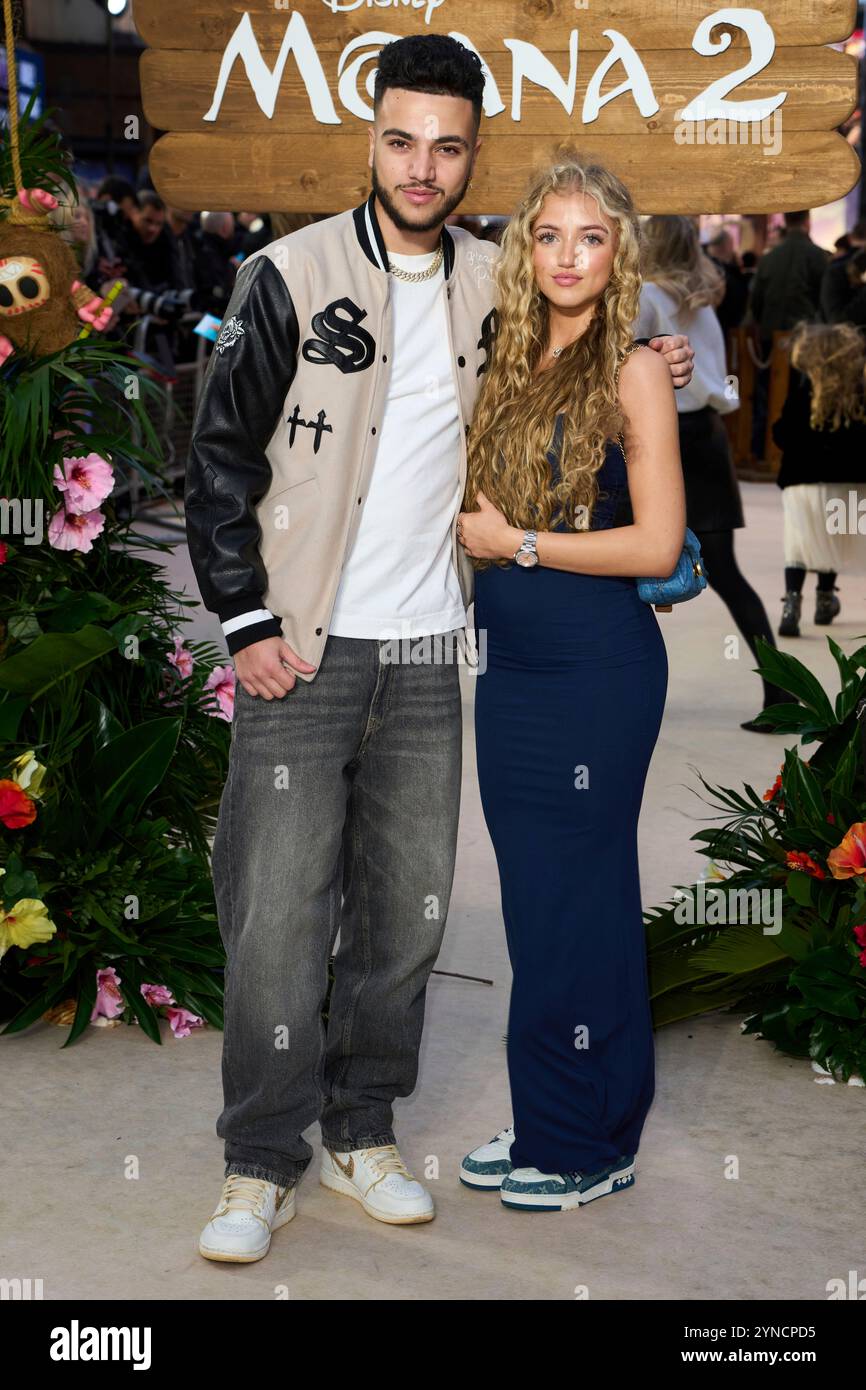 Junior Andre, left, and Princess Andre pose for photographers upon ...