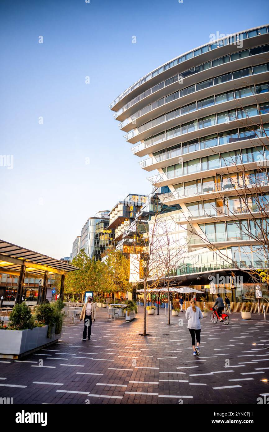 WASHINGTON DC — The Wharf, a mile-long waterfront development along the ...