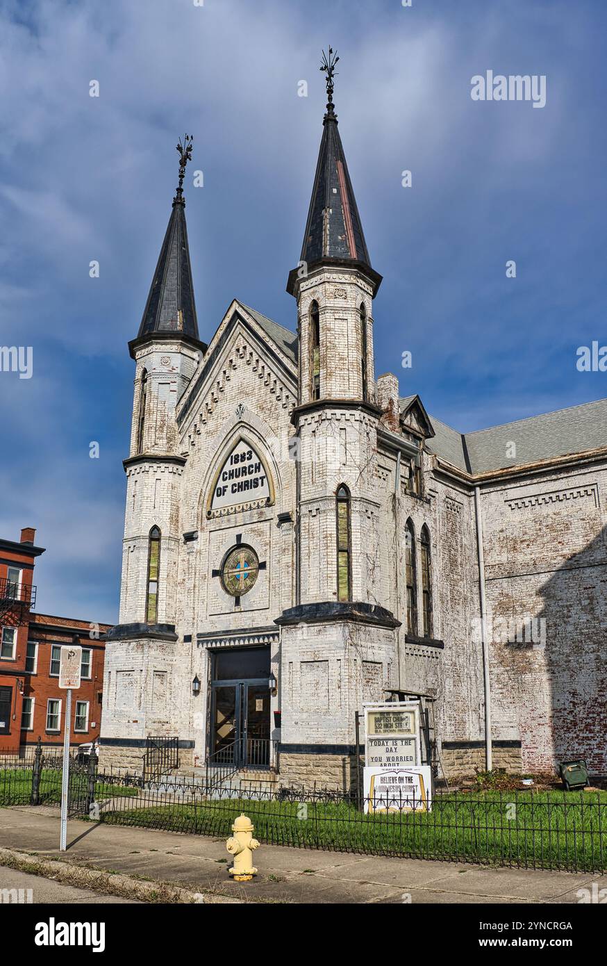 Now abandoned, The Church of Christ Hamilton Ohio USA 2024 Stock Photo ...