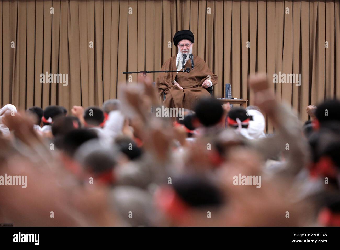 Tehran, Iran. 25th Nov, 2024. Iranian Supreme Leader Ayatollah ALI ...