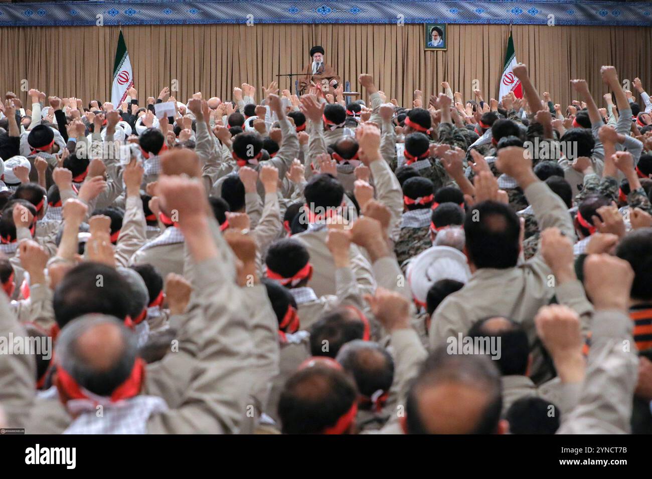 Tehran, Iran. 25th Nov, 2024. Iranian Supreme Leader Ayatollah ALI ...