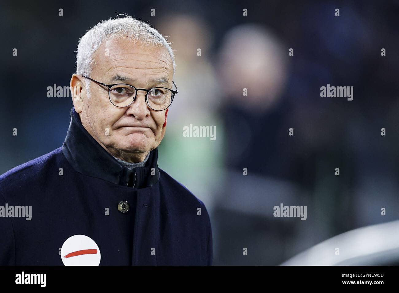 Romaâ s Italian coach Claudio Ranieri looks during the Serie A football ...