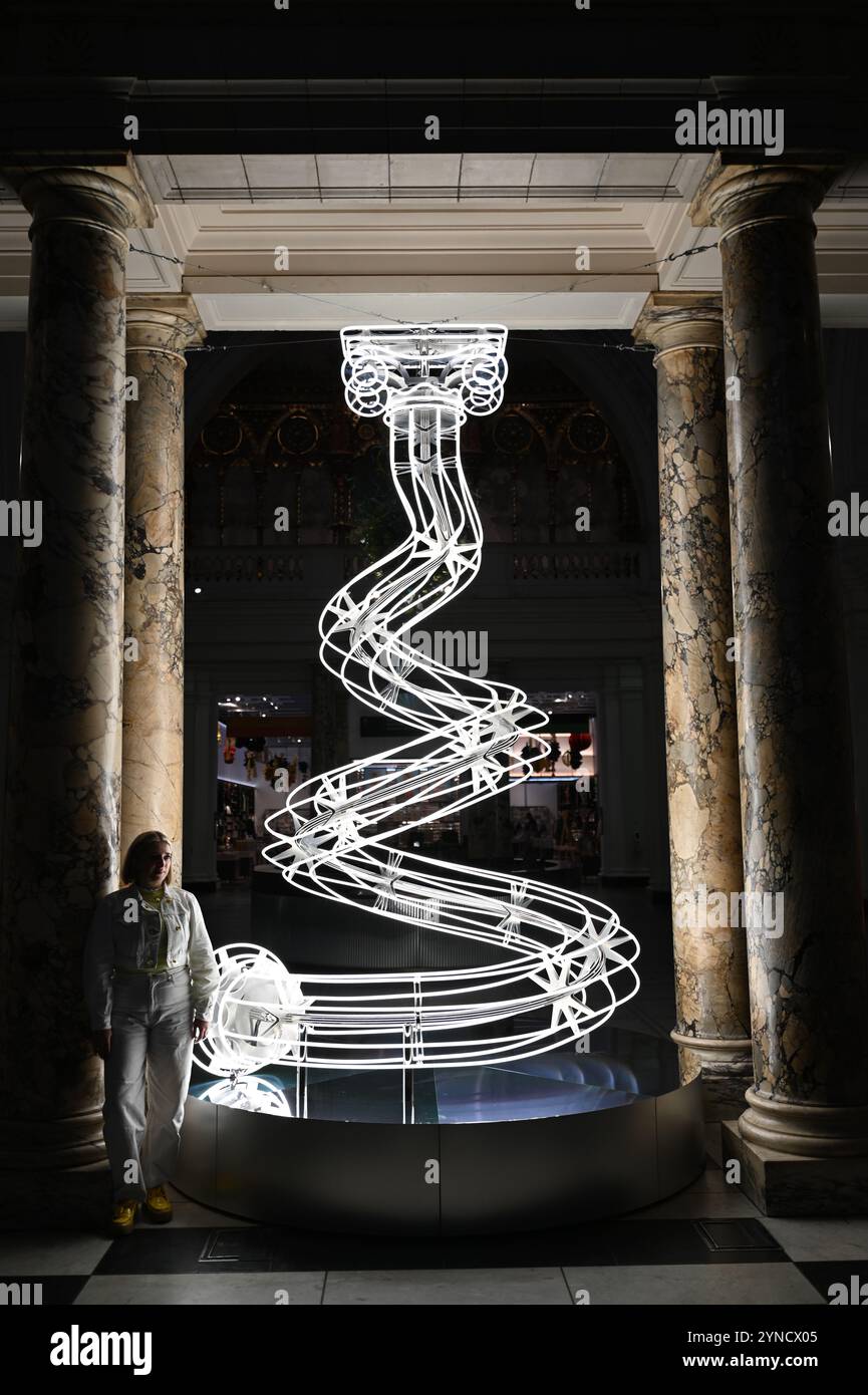 All Lit Up’ reimagines the traditional Christmas tree as a tall ...