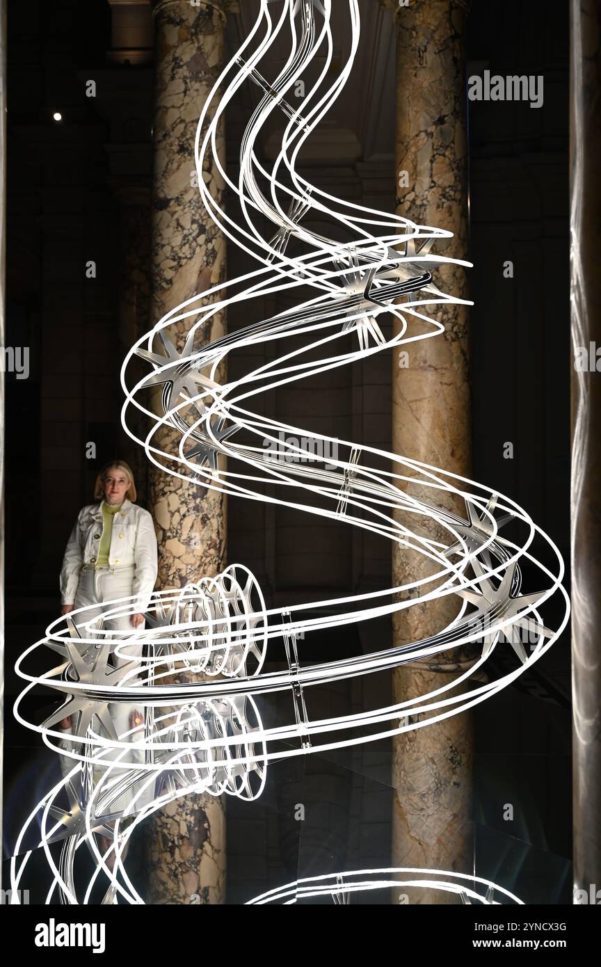 All Lit Up’ reimagines the traditional Christmas tree as a tall ...