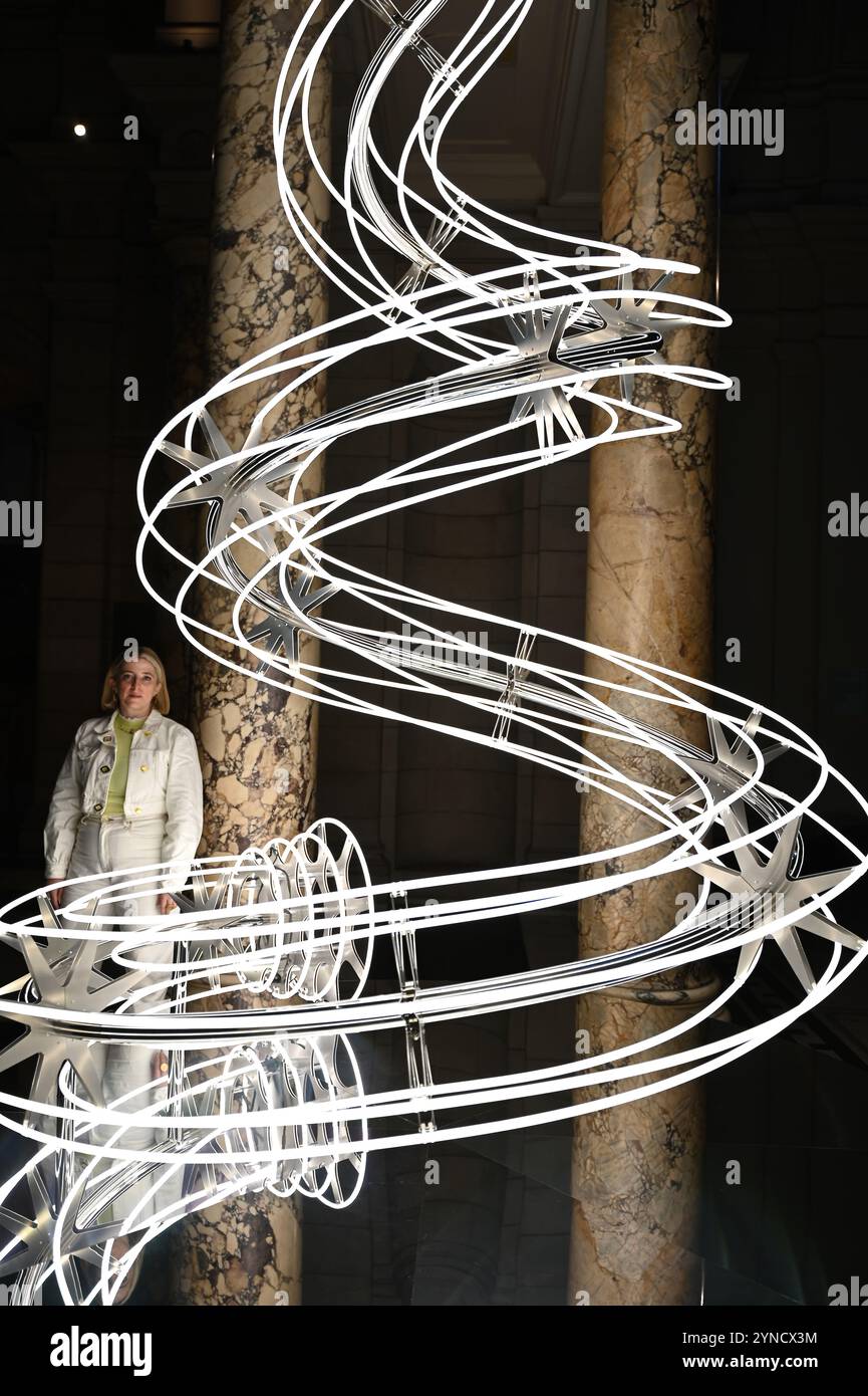 All Lit Up’ reimagines the traditional Christmas tree as a tall ...