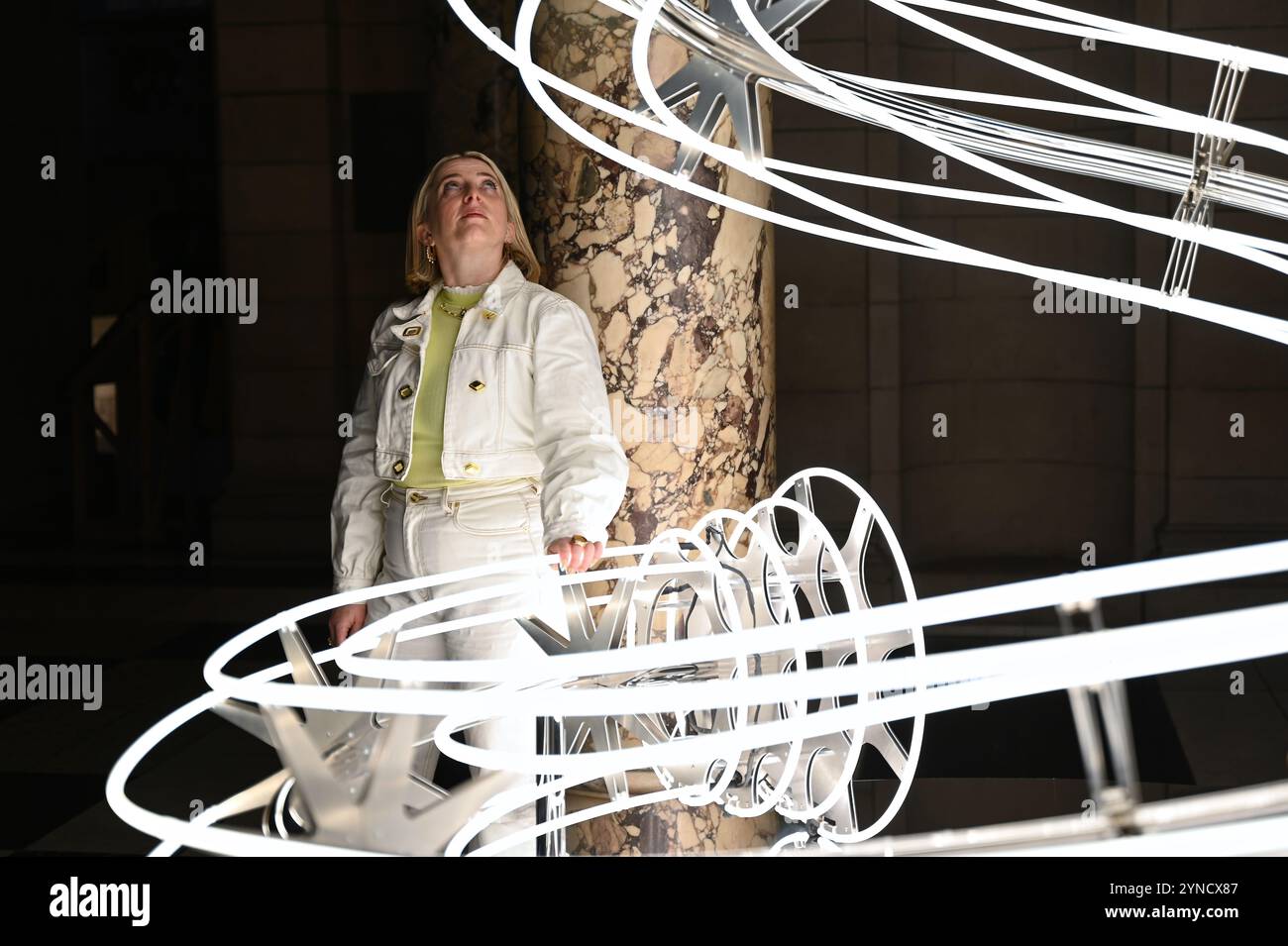 All Lit Up’ reimagines the traditional Christmas tree as a tall ...