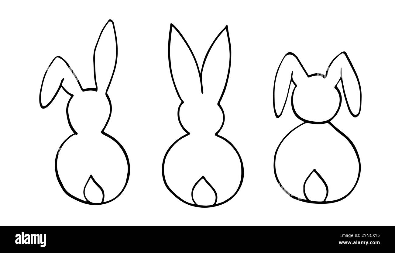 Doodle spring set collection Stock Vector Images - Alamy