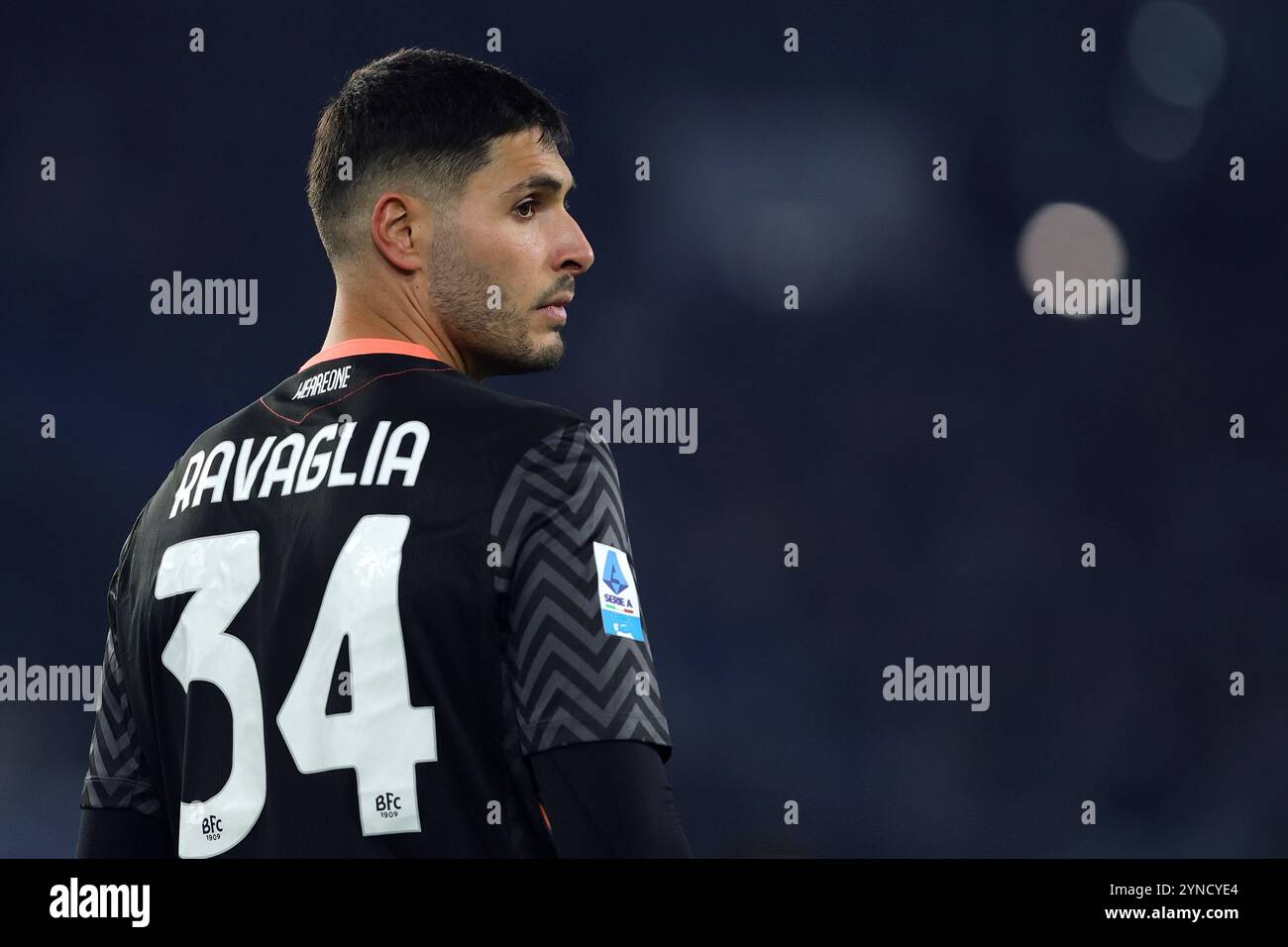 Rome, Italy. 24th Nov, 2024. Federico Ravaglia goalkeeper of Bologna ...