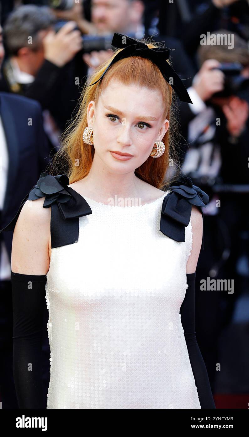 Brasilian actress Marina Ruy Barbosa on the red carpet of the Cannes ...