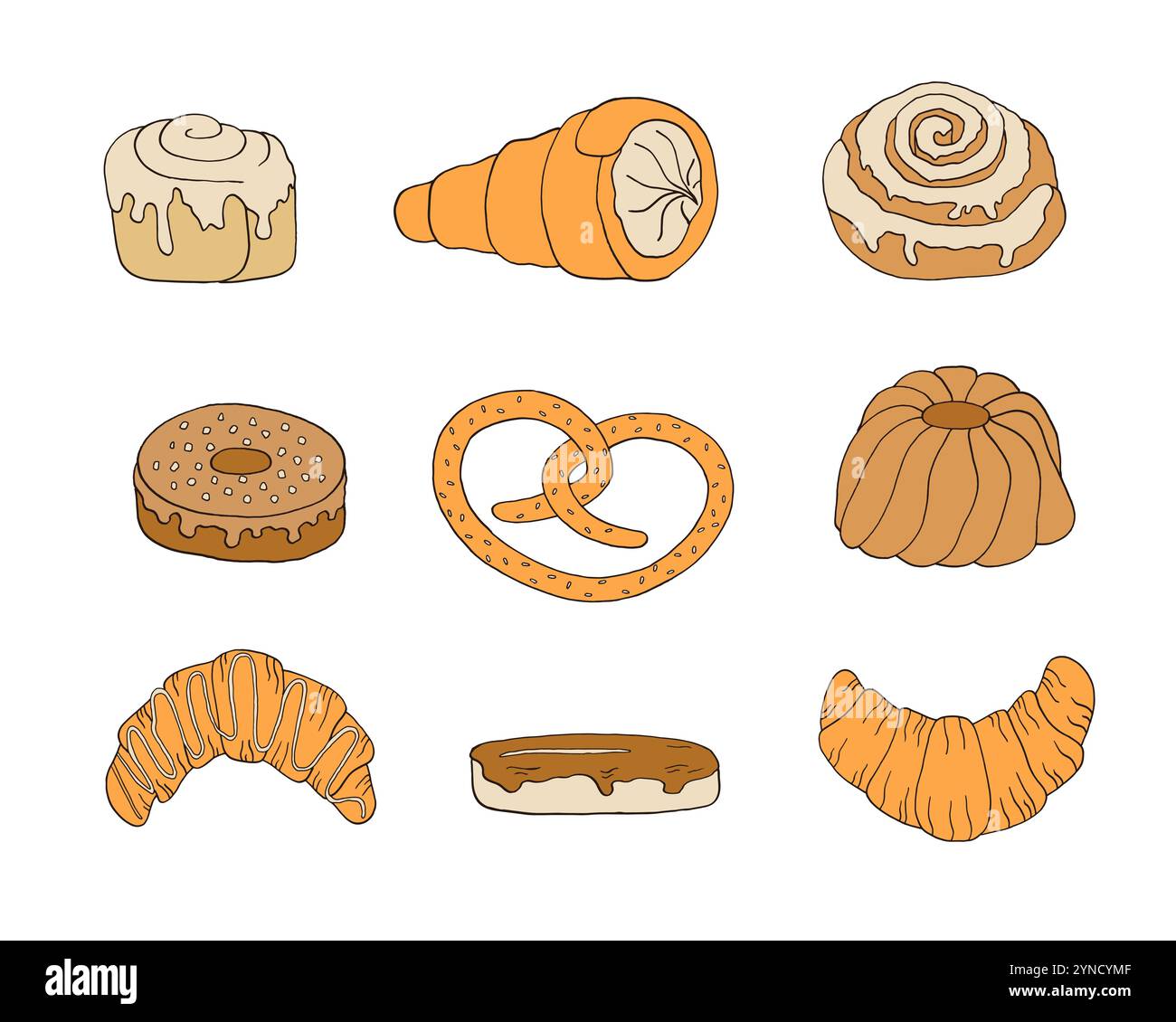 Doodle kitchen Cut Out Stock Images & Pictures - Alamy