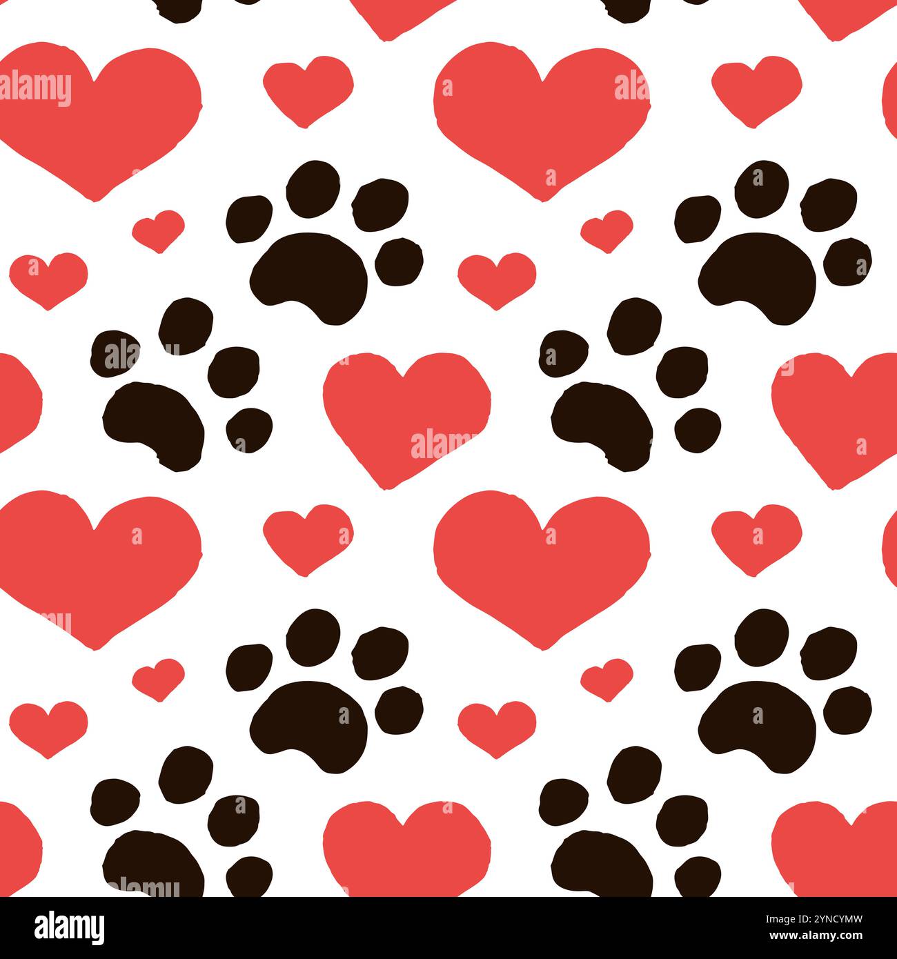 Seamless background kids pets Stock Vector Images - Alamy