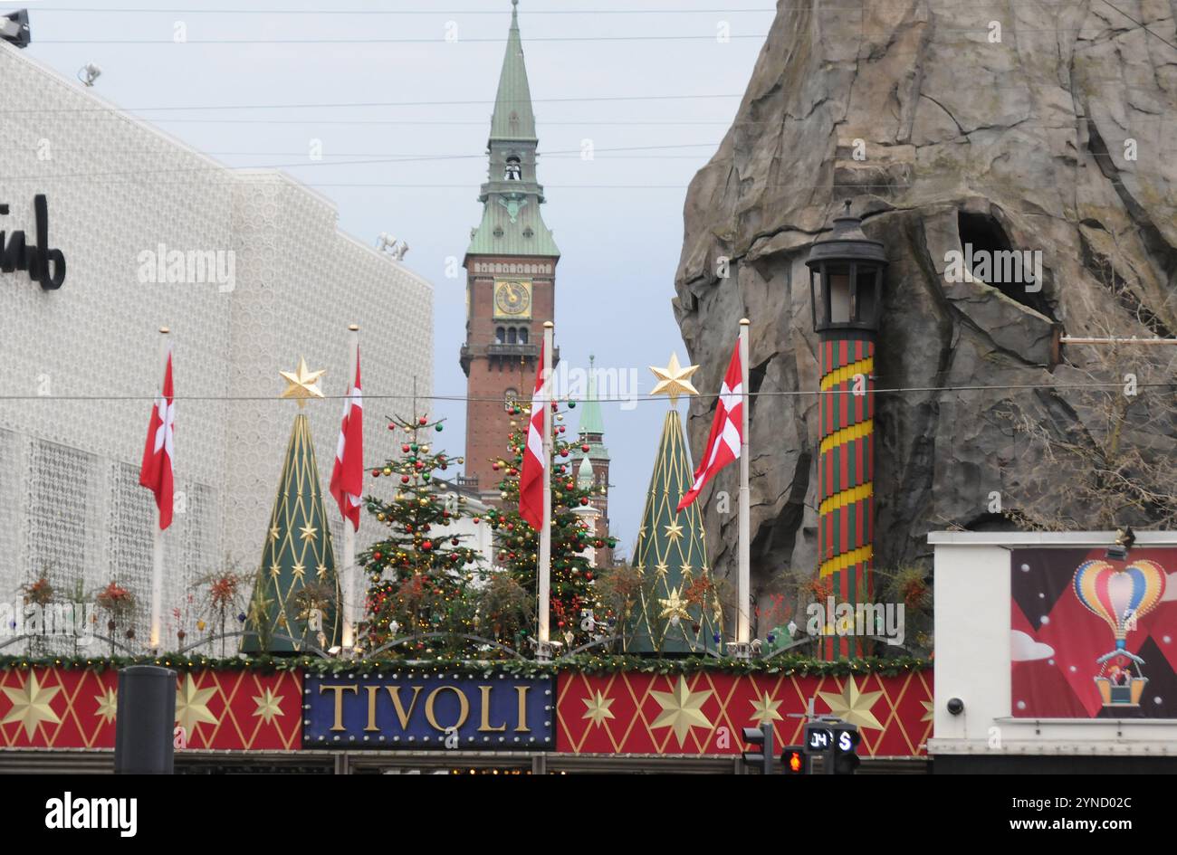 Copenhagen/ DenmarK/25 November 2024/ Jul i tivoli or christmas season ...