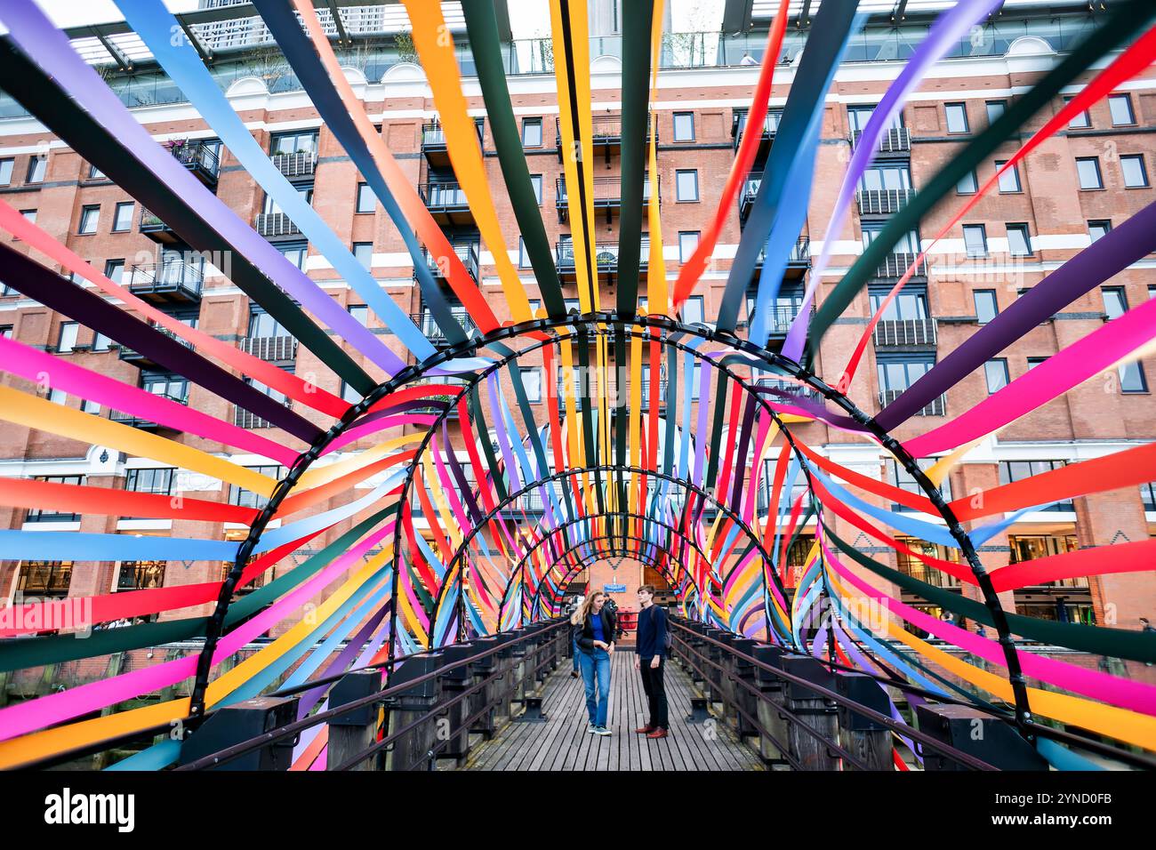 Experience immersive tunnel featuring vibrant hi-res stock photography ...