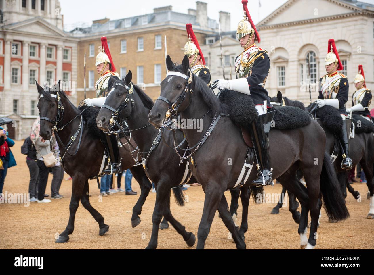 LONDON, England — Members of the British Household Cavalry perform ...