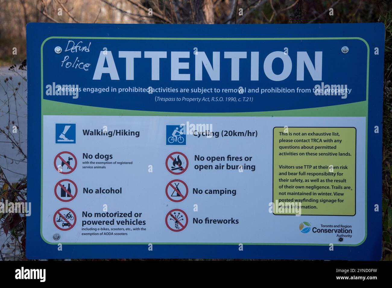 Park rules sign hi-res stock photography and images - Alamy