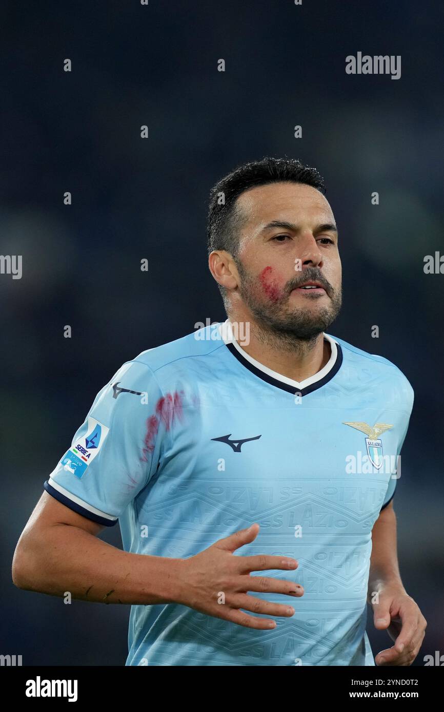 Lazio’s Pedro during the Serie A EniLive soccer match between Lazio and ...