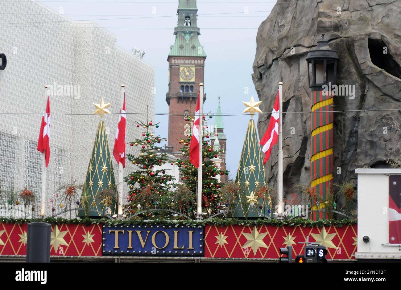 Copenhagen/ DenmarK/25 November 2024/ Jul i tivoli or christmas season ...