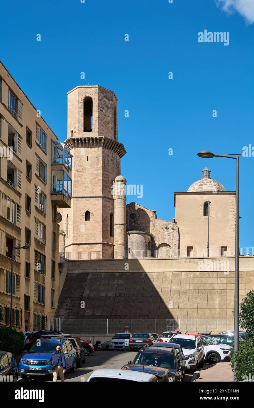 Marseille. France - November 25,2024: A striking view of an ancient ...