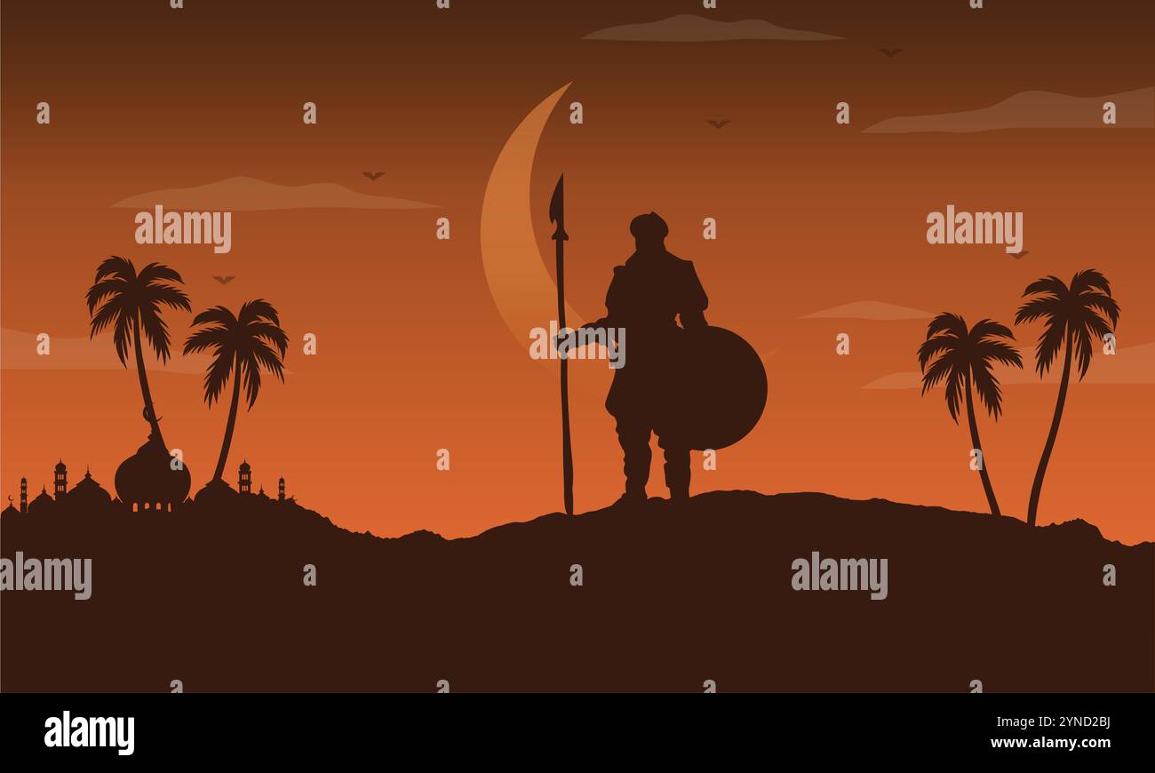 Muslim warriors Stock Vector Images - Alamy