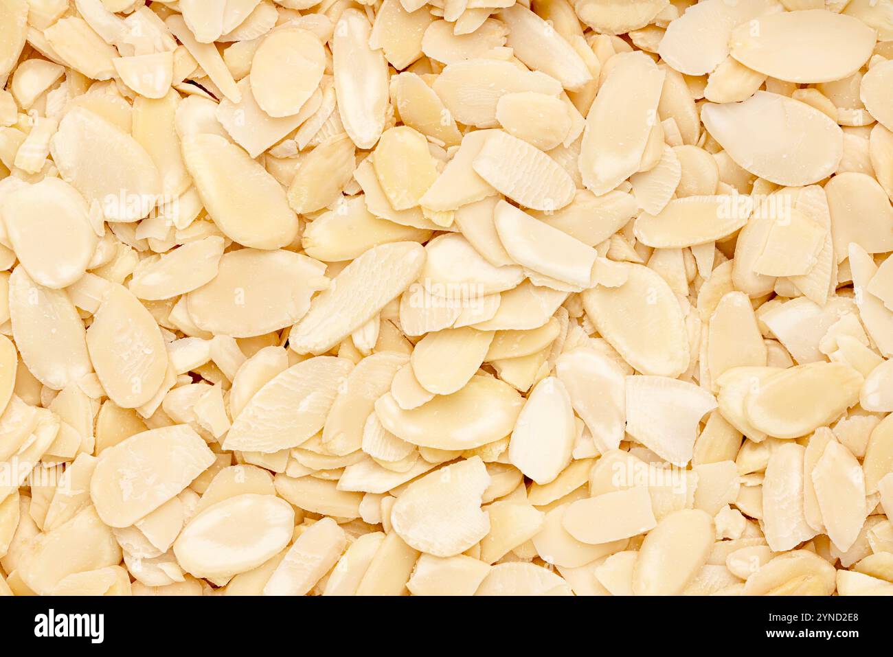 Macro photography of flaked almond, sliced, raw; ketogenic diet ...