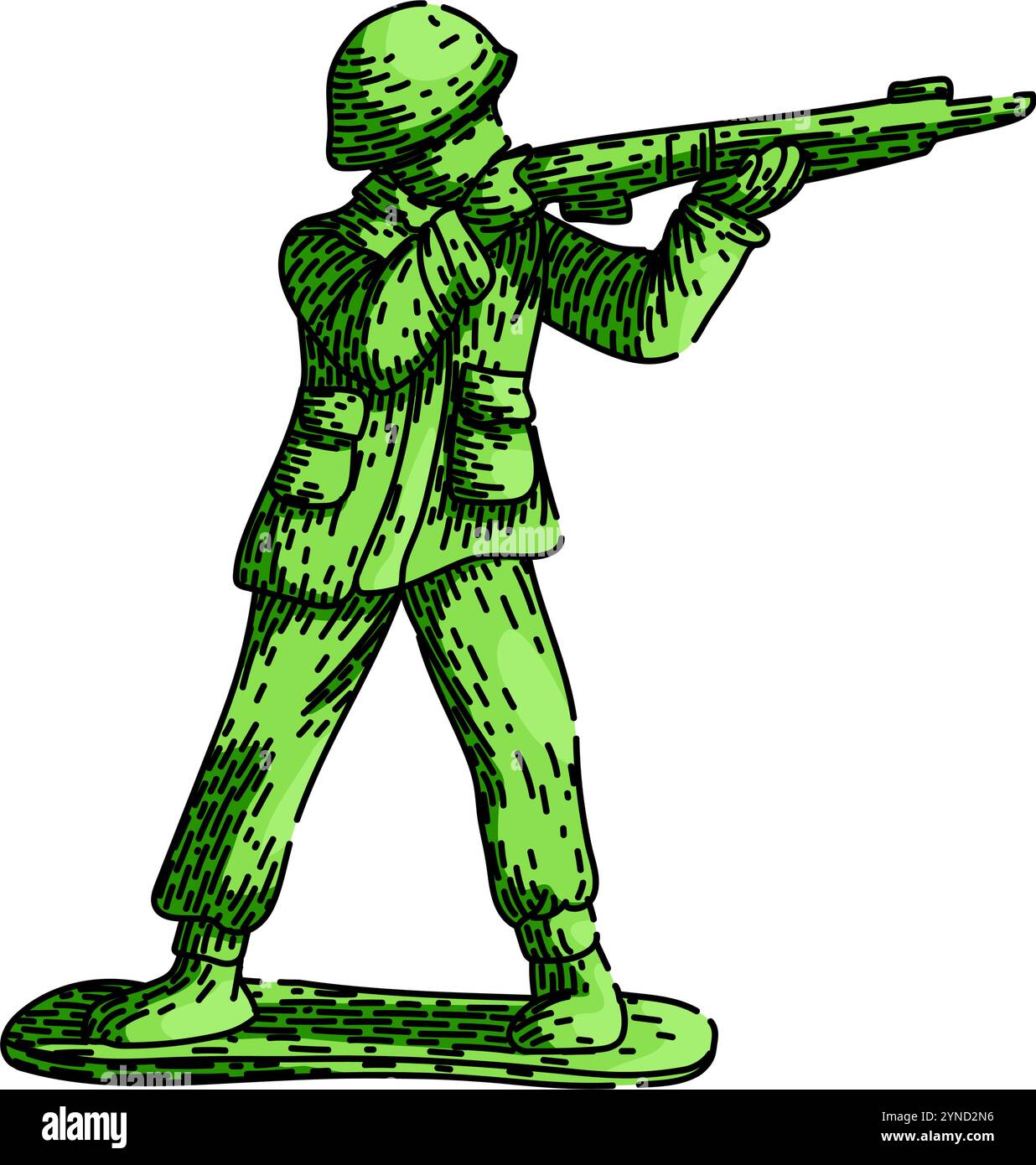 lead toy soldier sketch hand drawn vector Stock Vector Image & Art - Alamy