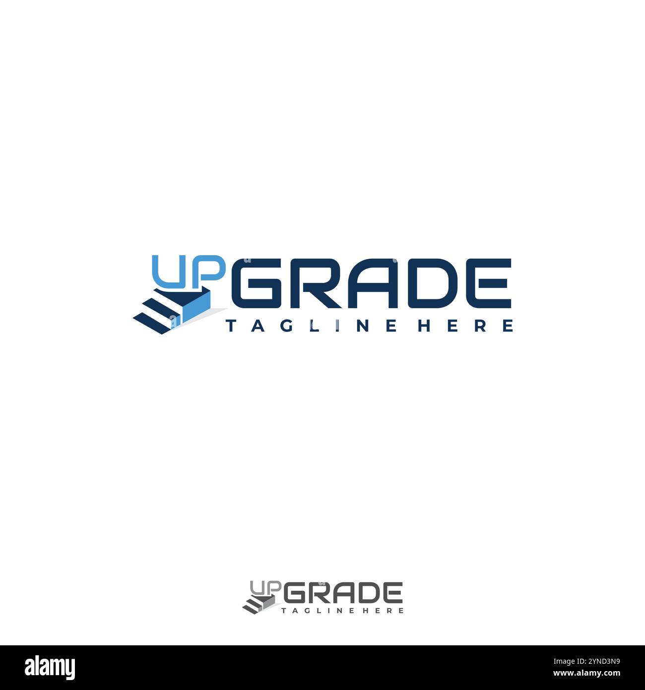 Letter Upgrade logo simple modern concept for your company. Vector ...