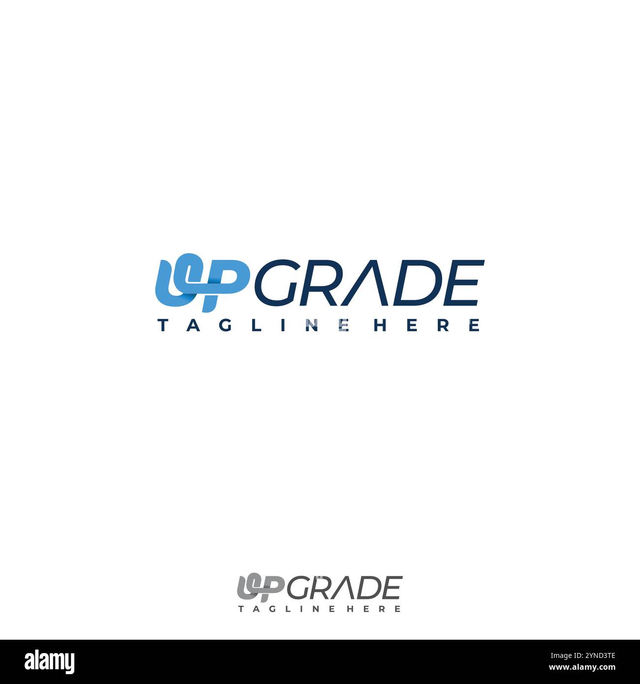 Letter Upgrade logo simple modern concept for your company. Vector ...