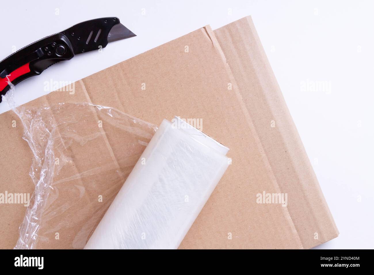 Film wrapping packing machine hi-res stock photography and images - Alamy