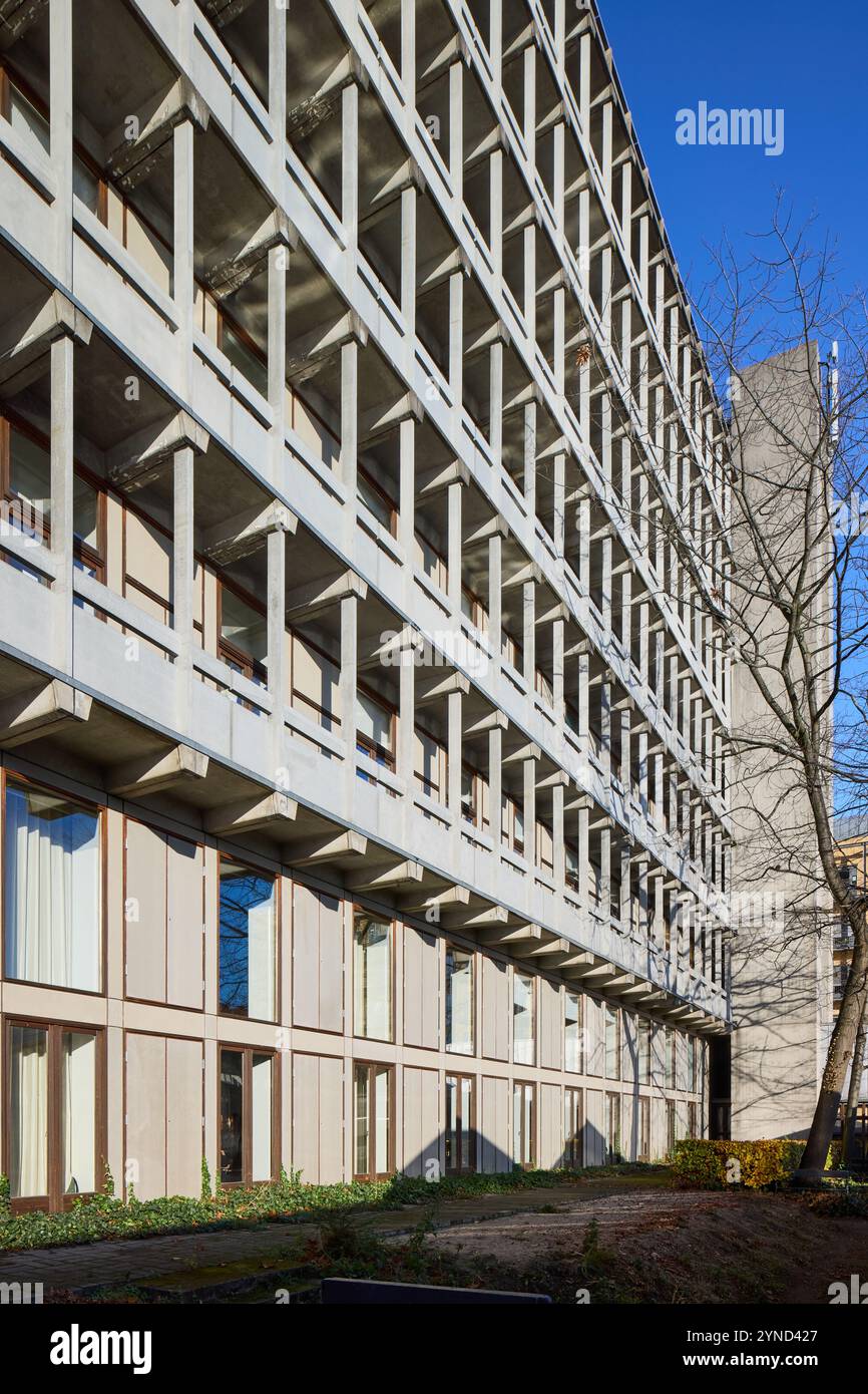 Frederiksberg Campus, Højhuset (The High-Rise), designed by Steen Eiler ...