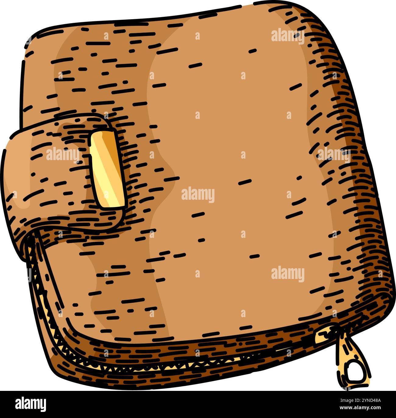 classic wallet sketch hand drawn vector Stock Vector Image & Art - Alamy