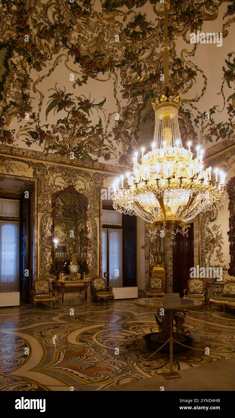 Chamber of King Charles III of Spain by Mattia Gasparini completed in ...