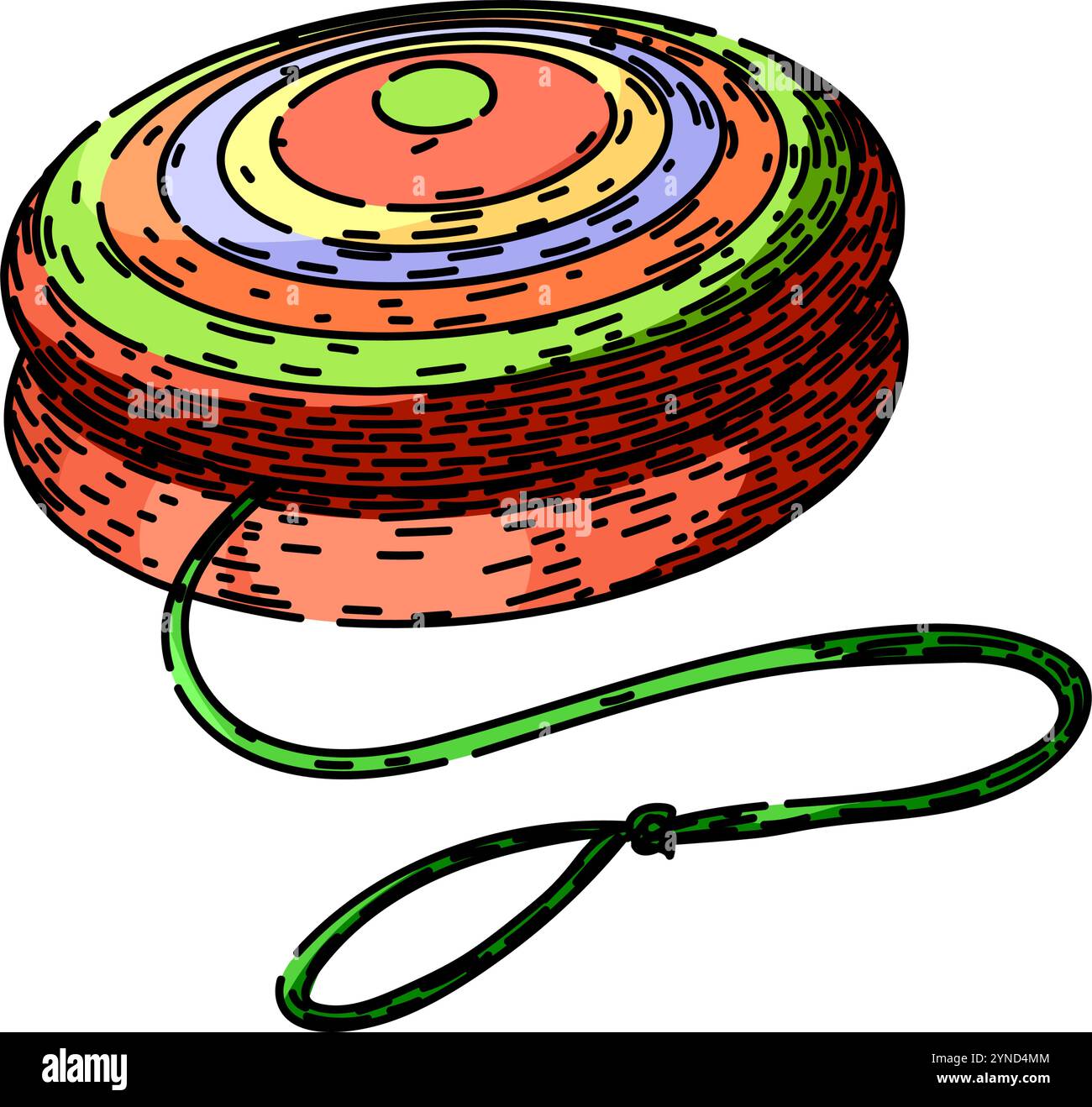 loop yo yo sketch hand drawn vector Stock Vector Image & Art - Alamy