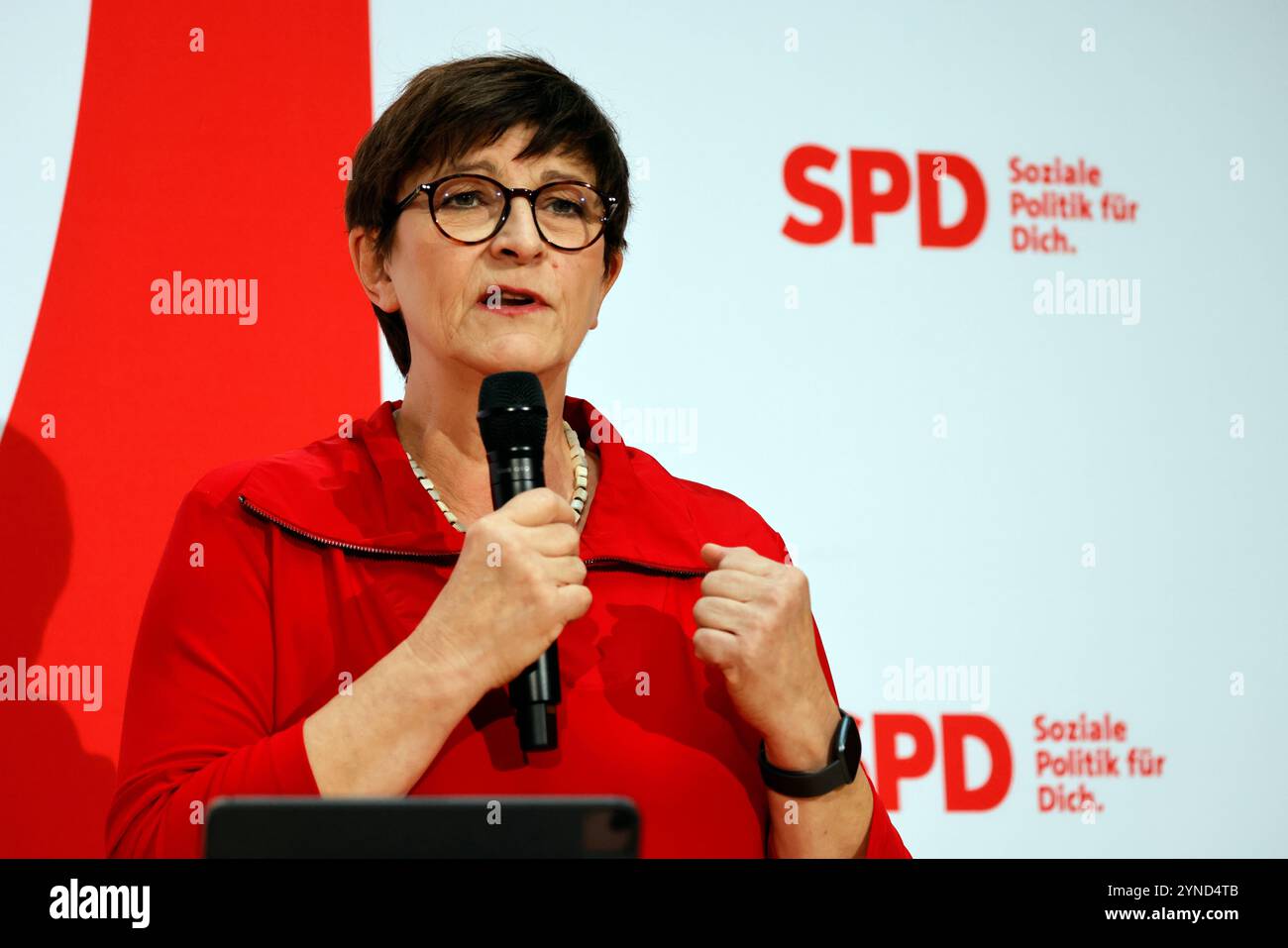 SPD-Vorsitzende Saskia Esken, Deutschland, Berlin, Willy-Brandt-Haus ...