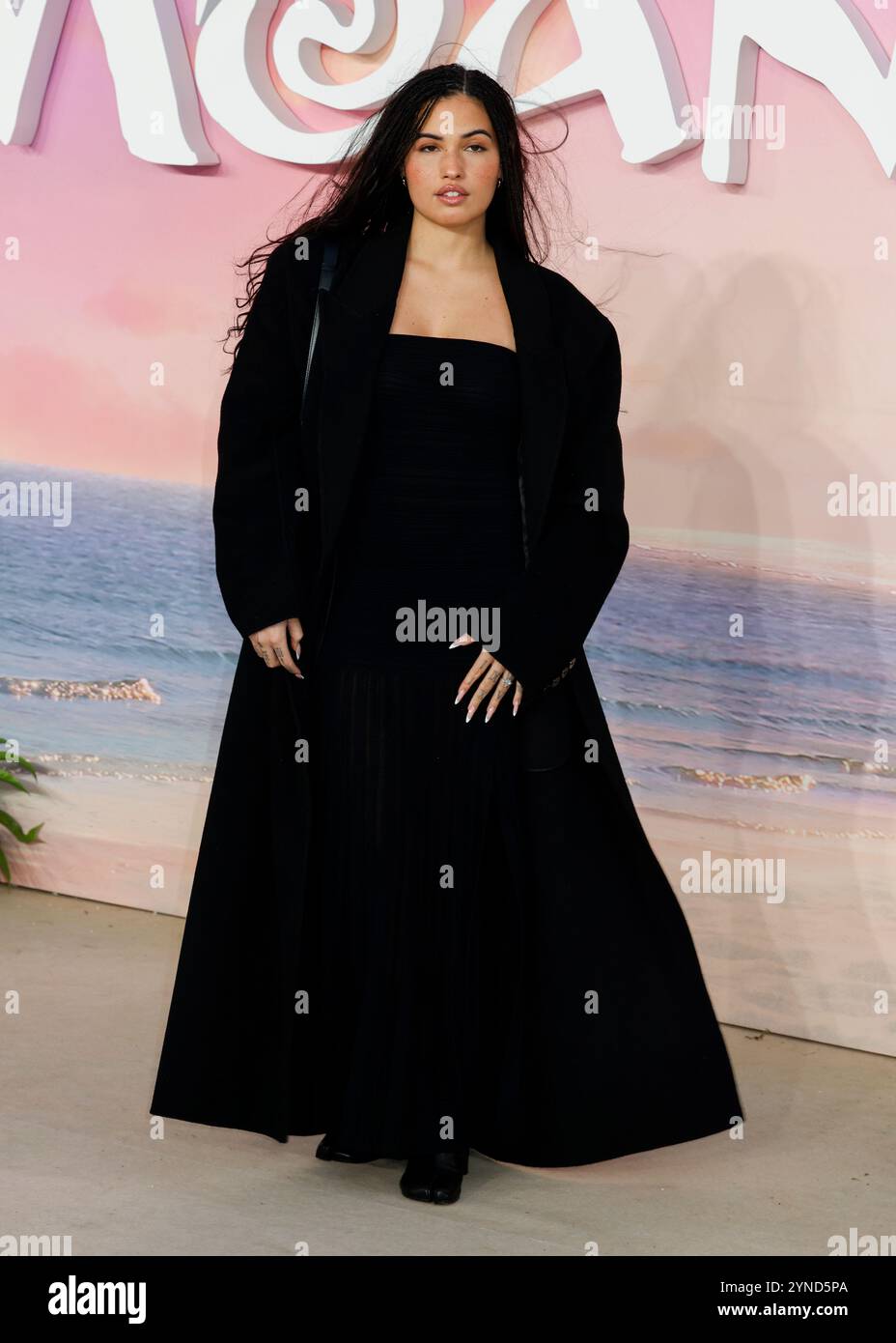 London, UK. 24th Nov, 2024. Mabel attends the Moana 2 UK Premiere at ...