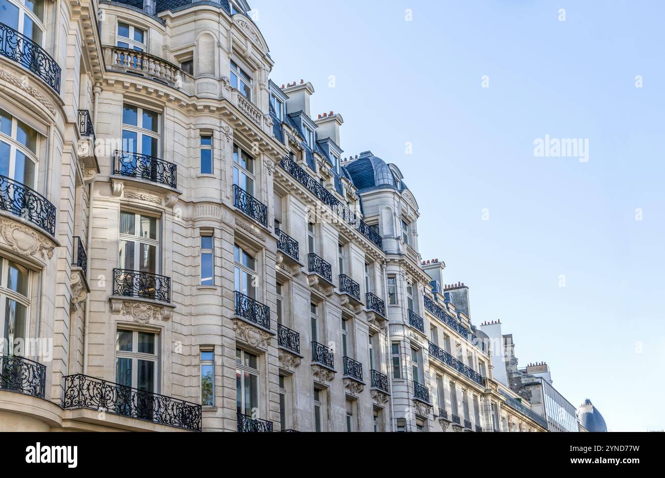 Old and expensive residential building in the city center of Paris ...
